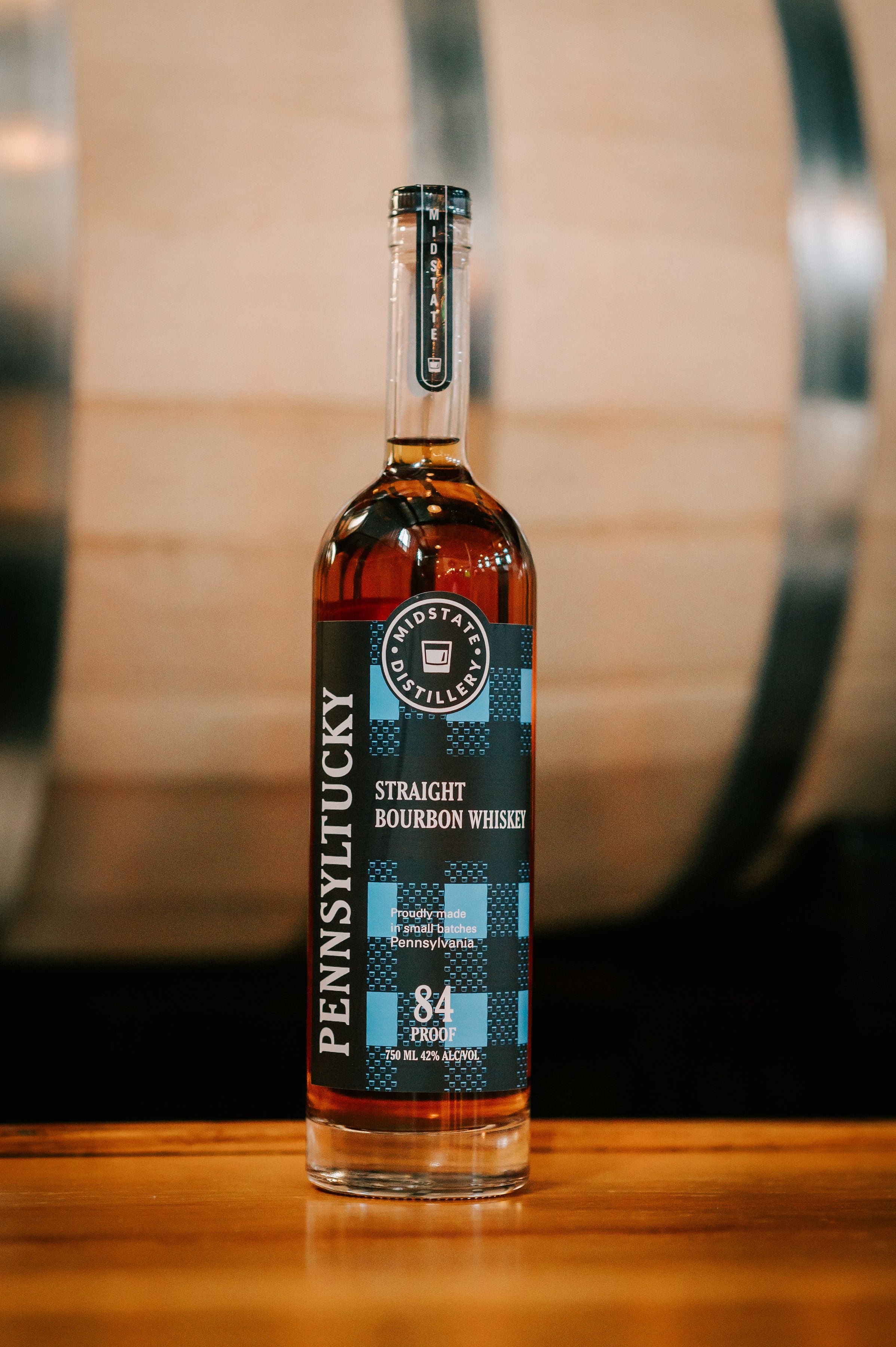 Blue Label Straight Bourbon | Midstate Distillery